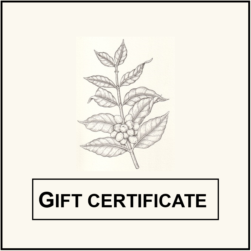 Gift Certificate – The Coffee Tree Roastery